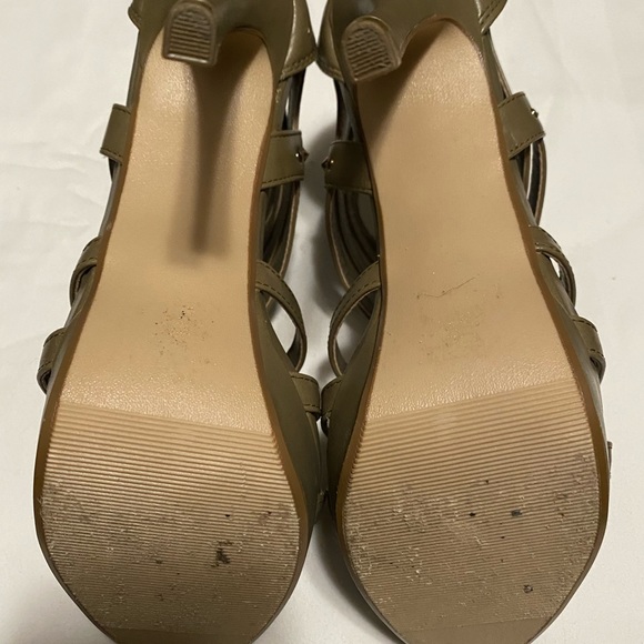Shoes | Olive Green Color 4 In High Heels | Poshmark